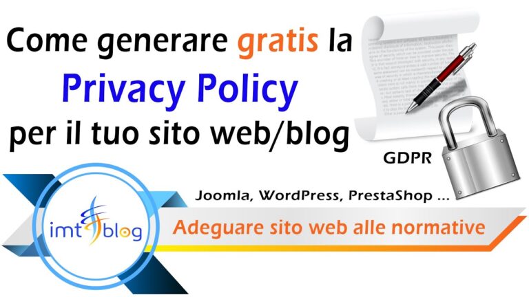 Modello gratuito di informativa sulla privacy | Actualizado diciembre 2025