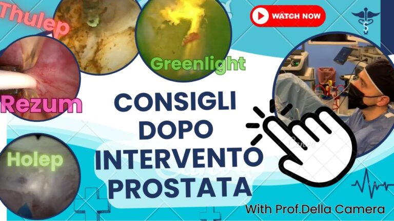Guida alla Convalescenza dopo Intervento alla Prostata con Laser ...